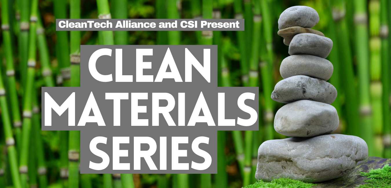May 25th: Clean Materials: An Emerging Economic Engine – CleanTech Alliance